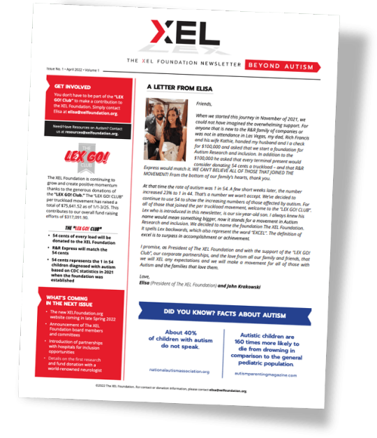 Foundation & Autism News : The XEL Foundation